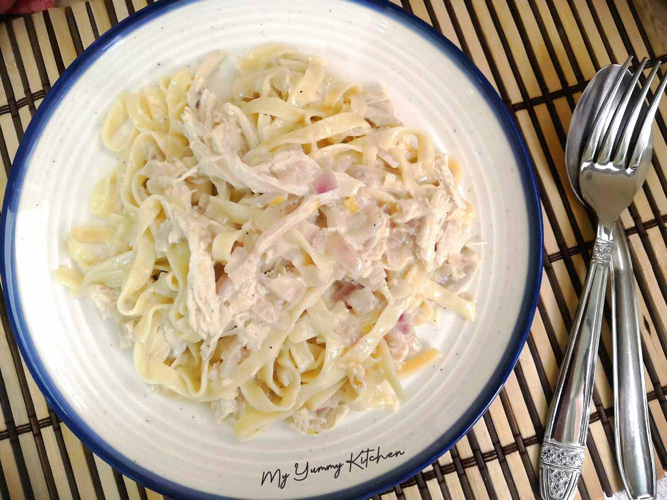 Alfredo Pasta - My Yummy Kitchen