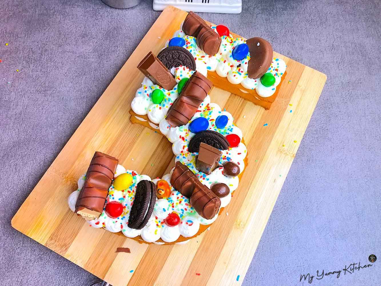 Number Cake Facile - My Yummy Kitchen