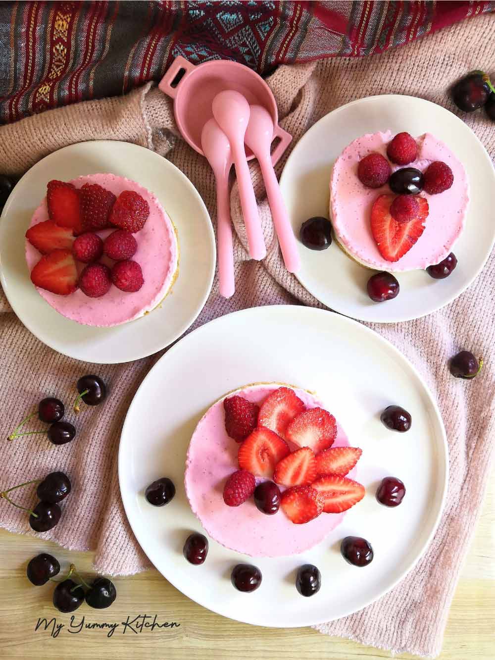 Cheesecakes aux Fruits Rouges: que du bonheur ! - My Yummy Kitchen