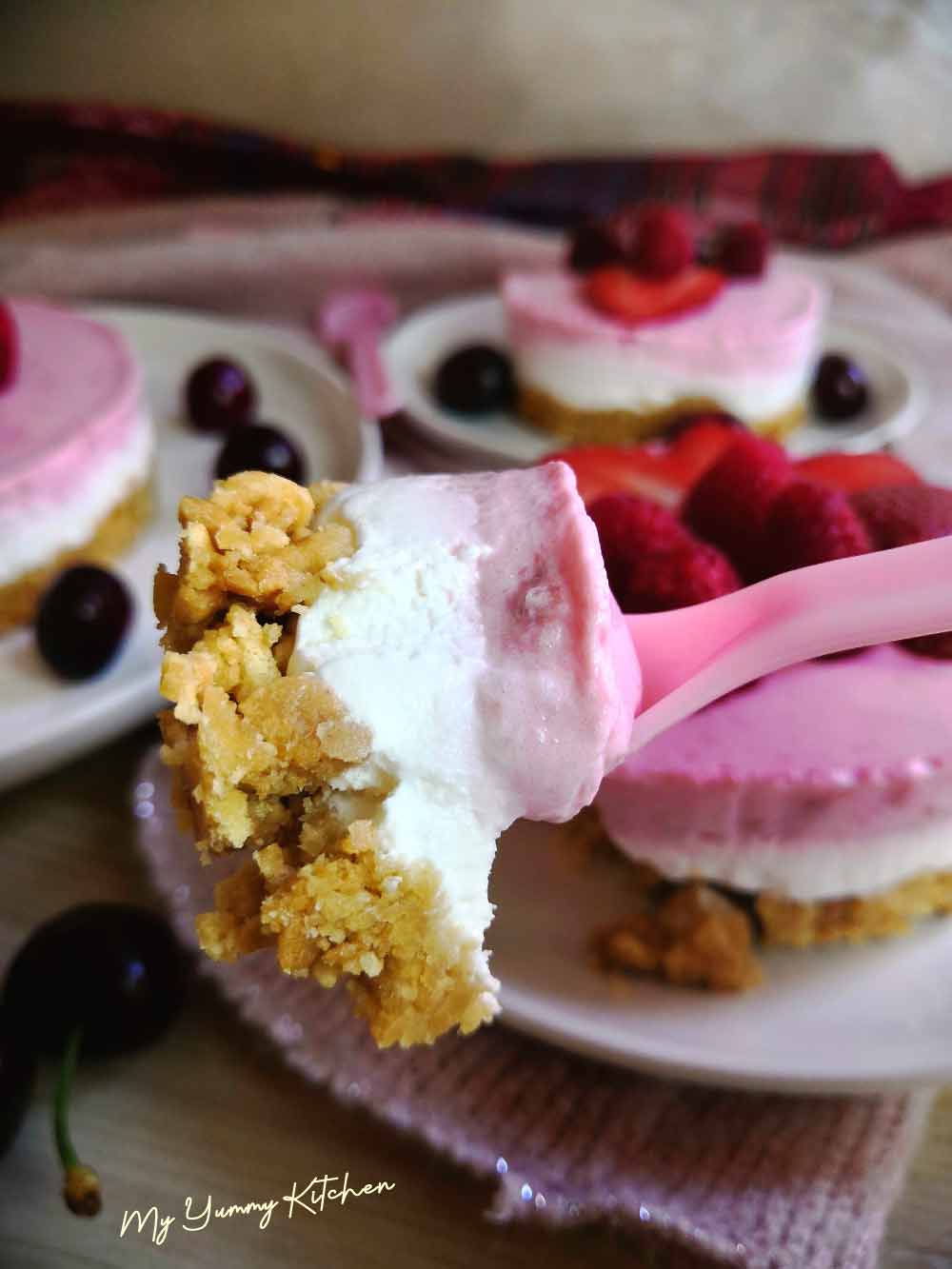 Cheesecakes aux Fruits Rouges: que du bonheur ! - My Yummy Kitchen