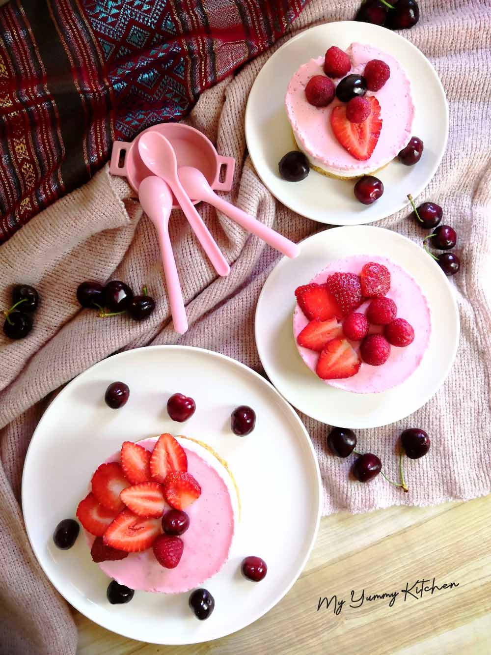 Cheesecakes aux Fruits Rouges: que du bonheur ! - My Yummy Kitchen