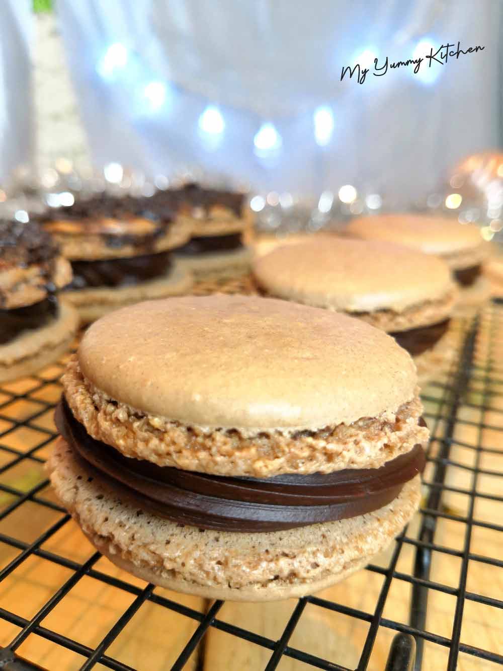 Macarons TOUT CHOCOLAT - My Yummy Kitchen