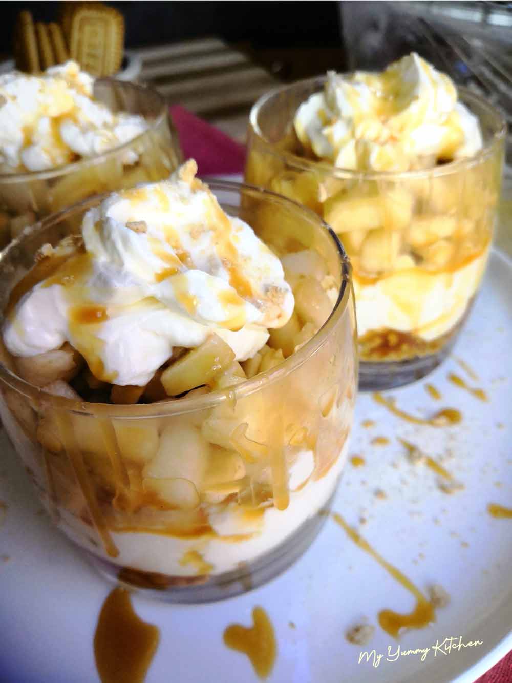 Parfait aux Fruits et sa Sauce Caramel - My Yummy Kitchen